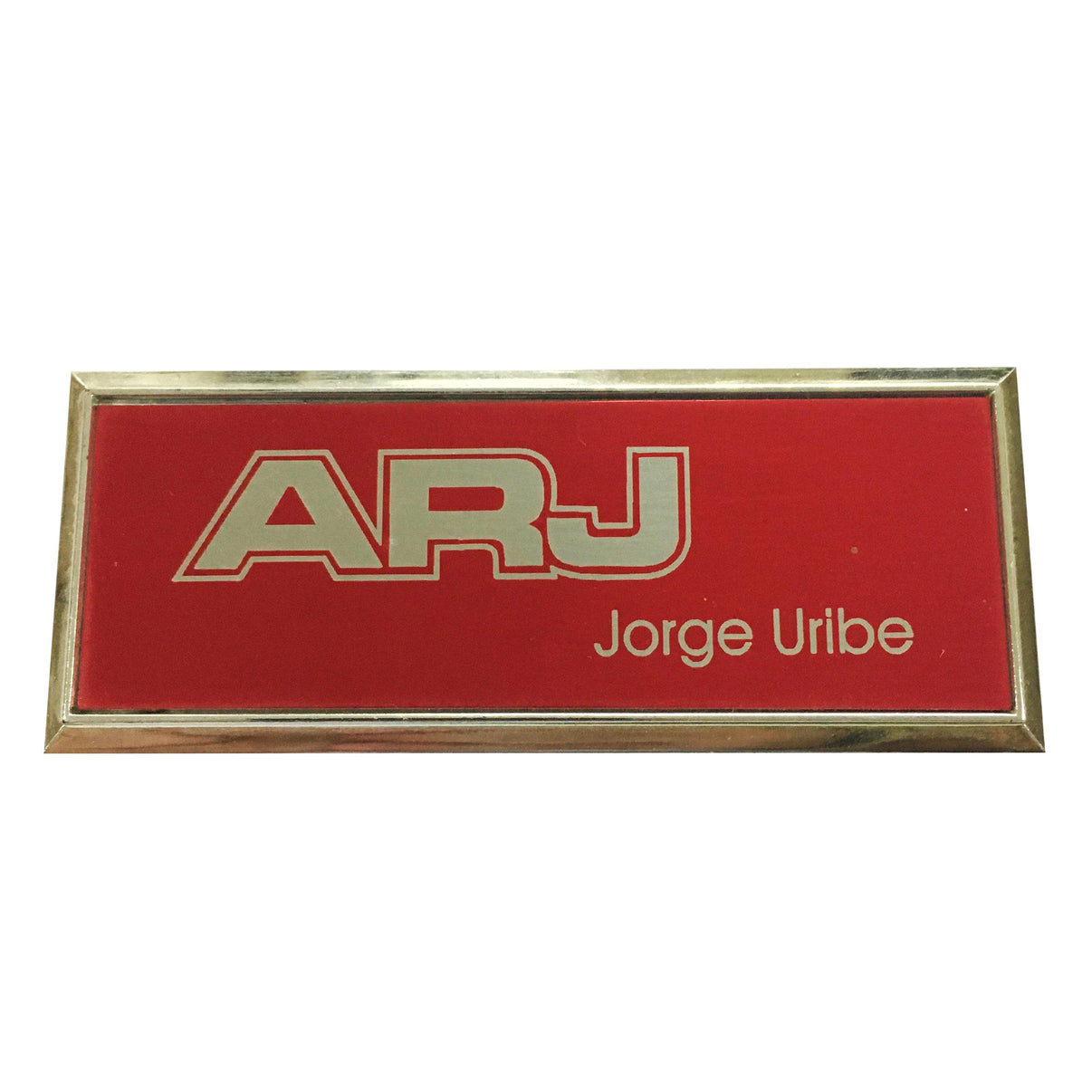 Gafete Pin Rectangular de Aluminio o Plástico | El Número UNO Gafetes